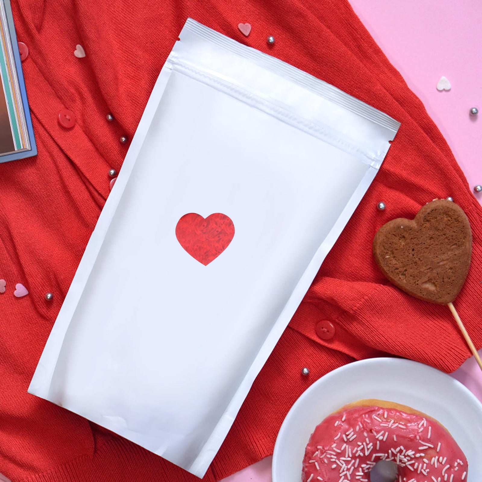LULULION Self-adhesive Heart Sticker Sticker Paper 500pcs Adults ...