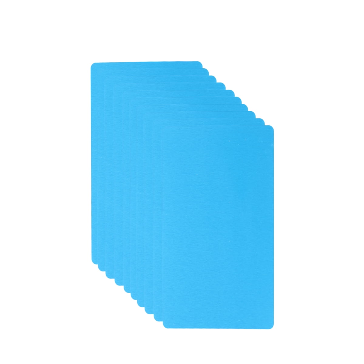 LULULION 50Pack Metal Business Blank Blue Engraving Material for DIY ...