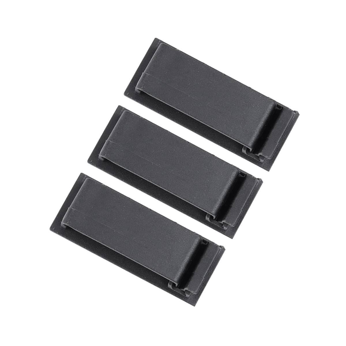 LULULION 50Pcs Self Adhesive Wire Clips Black Cable Organizer Power ...