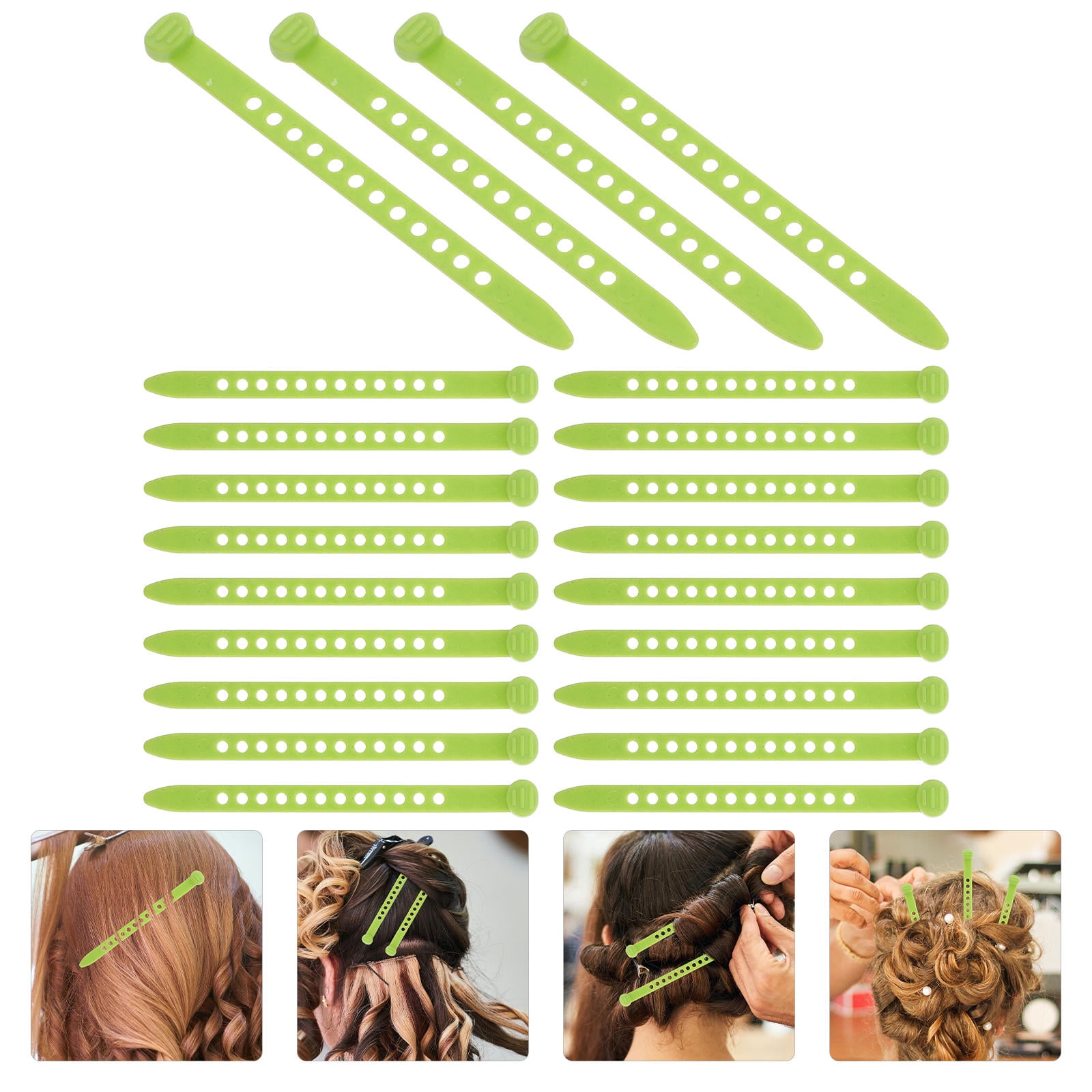 LULULION 50pcs Perm Rods for Short Hair Curler PP Hair Curling Products ...