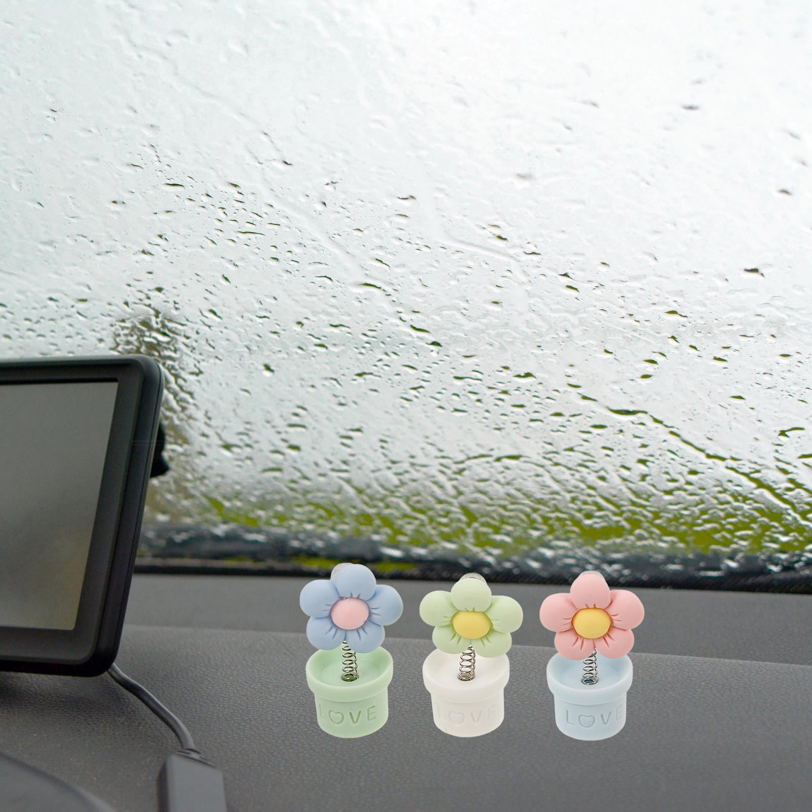 LULULION 5Pcs Realistic Artificial Bonsai Car Dashboard Ornament for ...