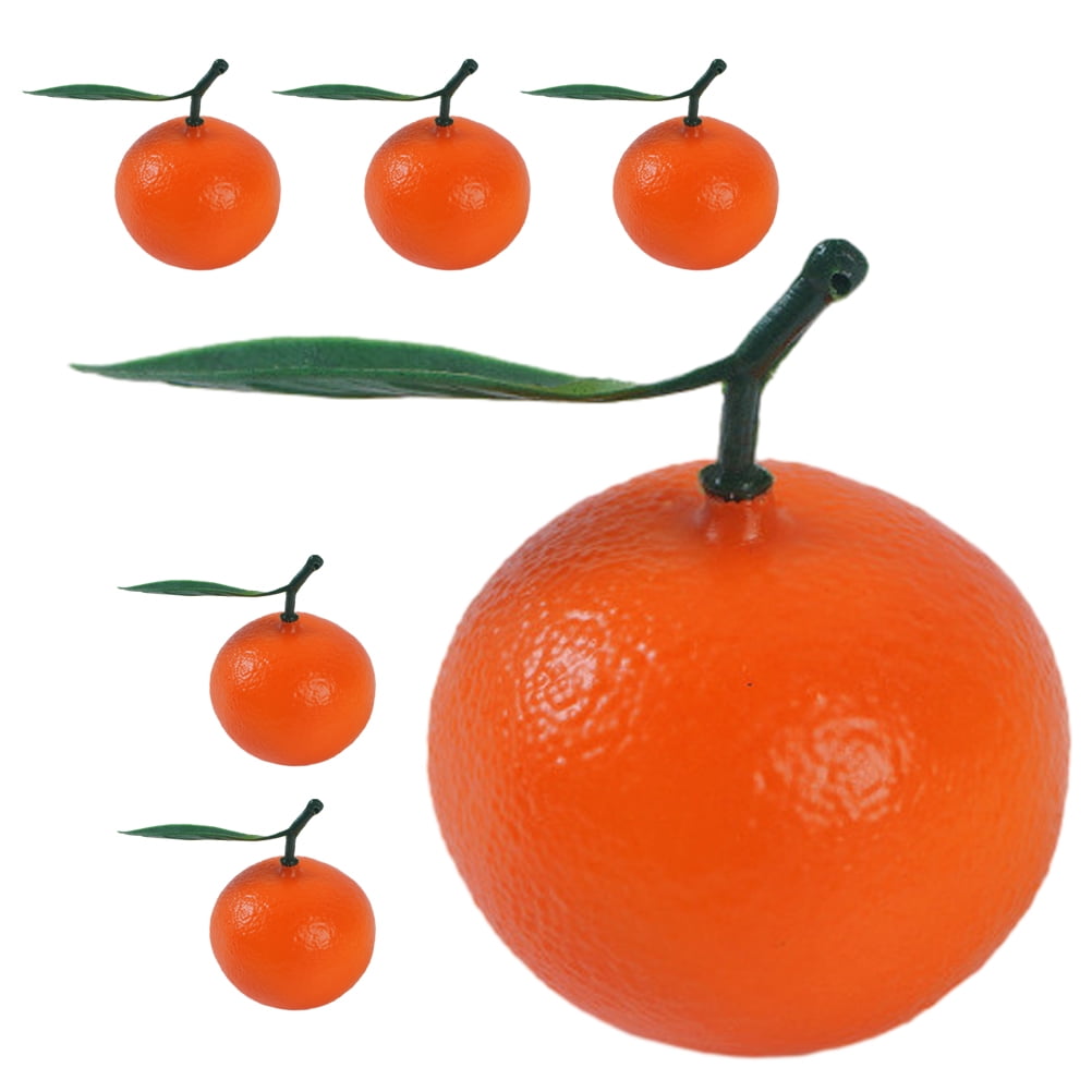 LULULION Simulation Oranges Artificial Fruits for Home Decor Orange ...