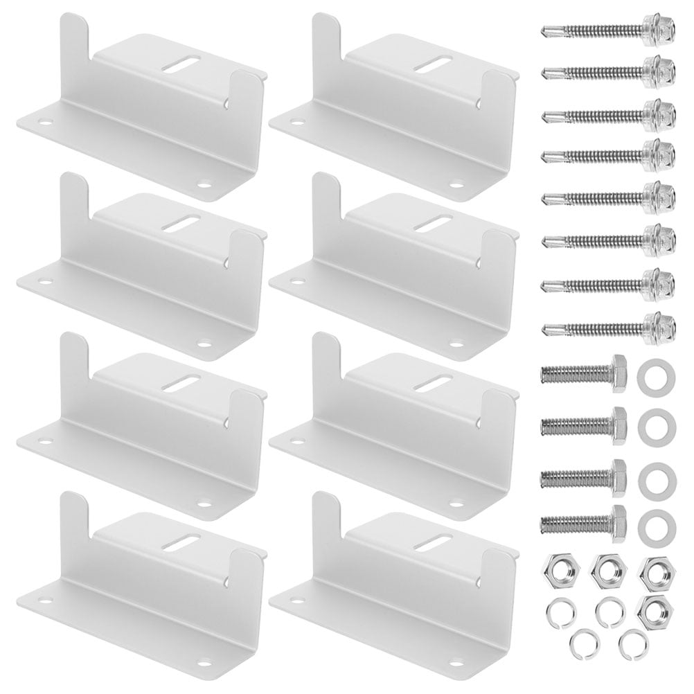 LULULION 1Set Lightweight Aluminum Alloy Solar Panel Rack Easy ...