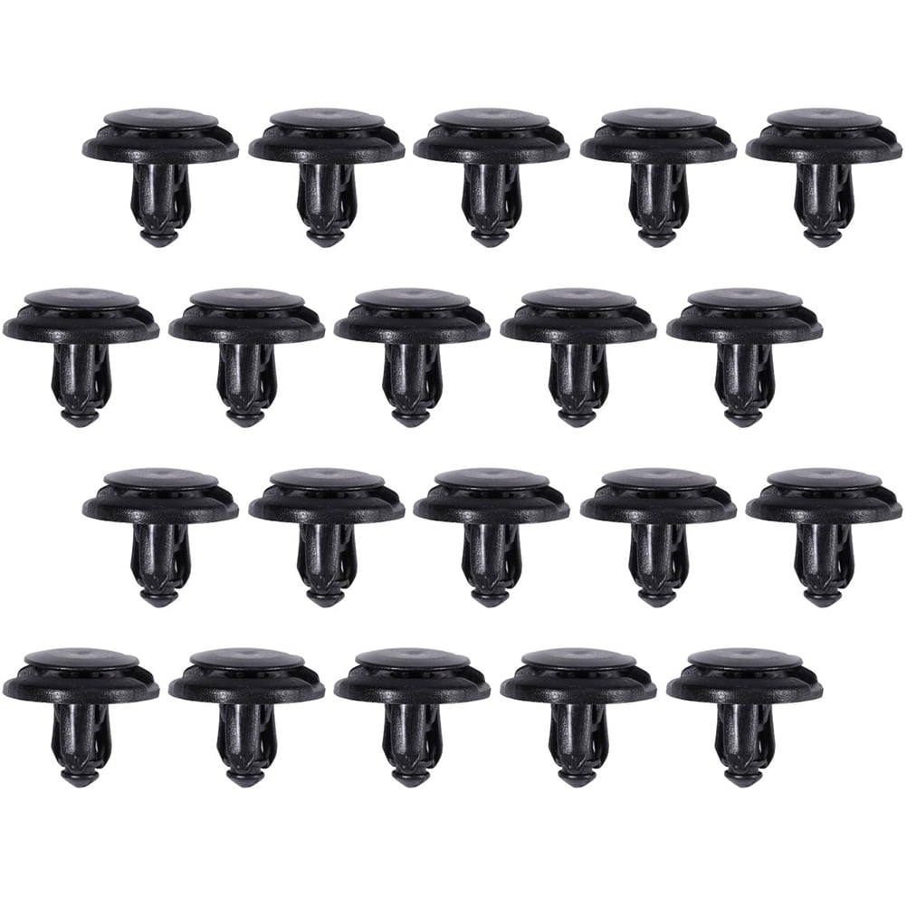 LULULION Bumper Push Fastener Car Bumper Retainer Clips Black 80Pack ...