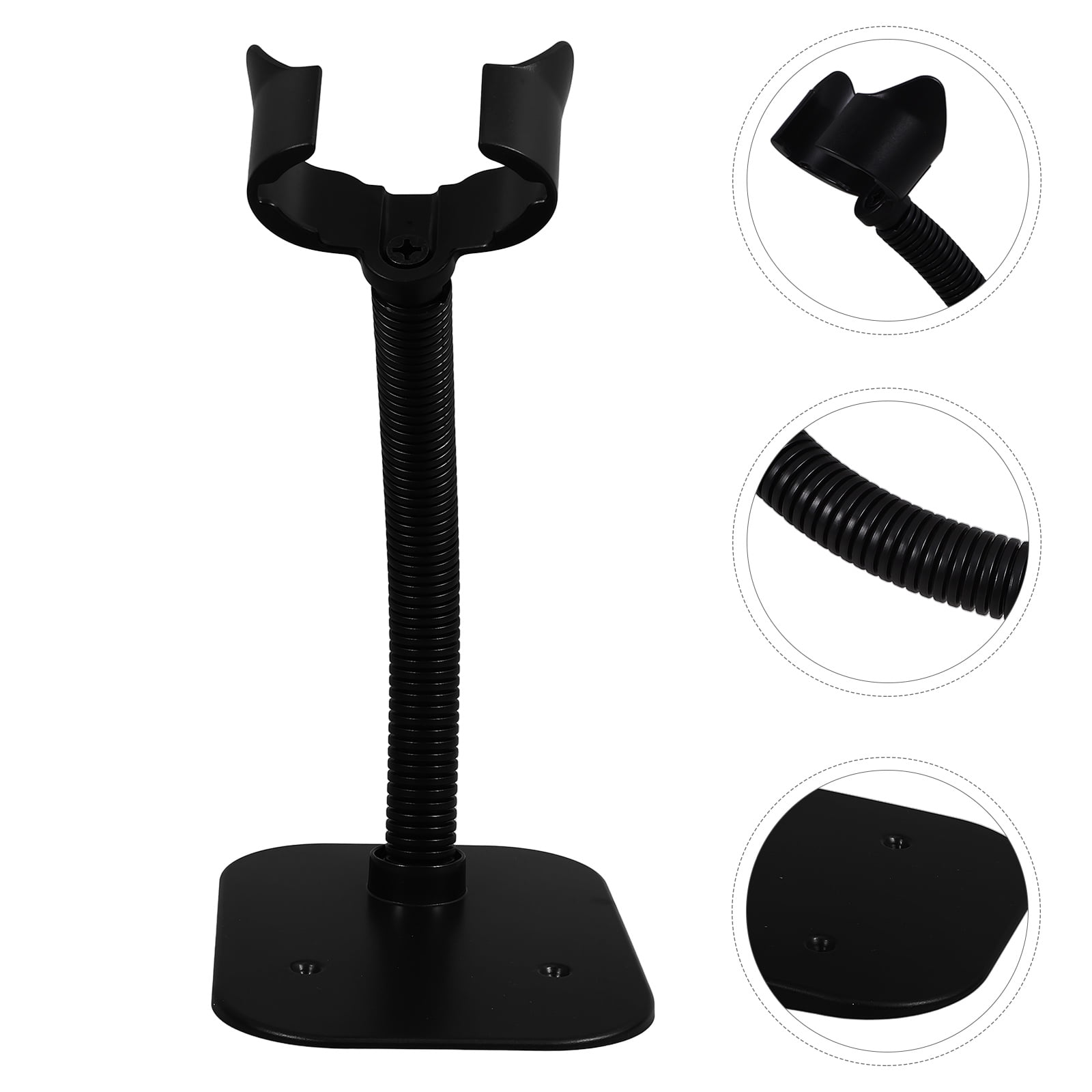 LULULION Desk Scanner Holder for Desk Plastic Black Scanner Bracket ...