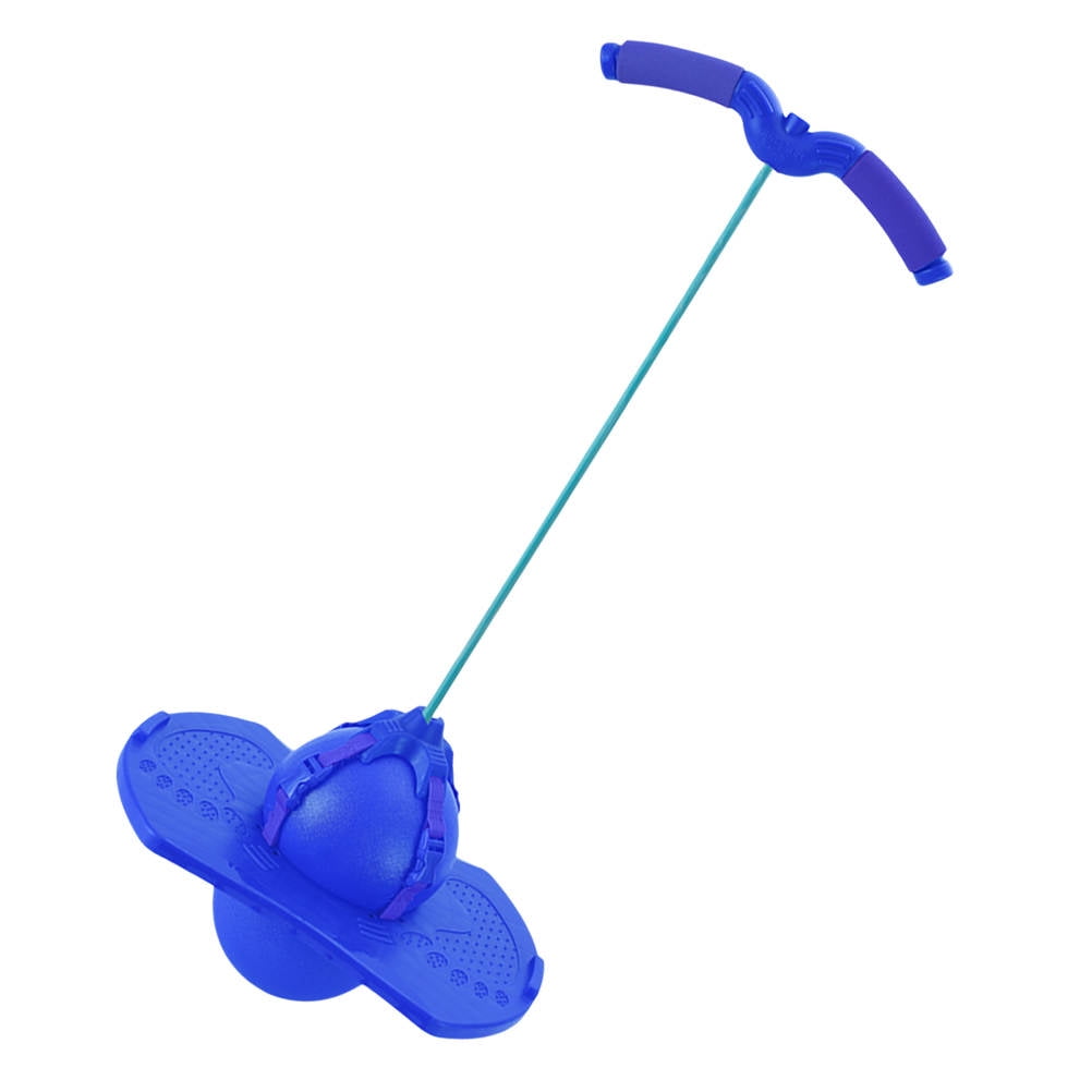 LULULION Bouncing Balls Jumping Ball with Handle for Outdoor Play Blue ...
