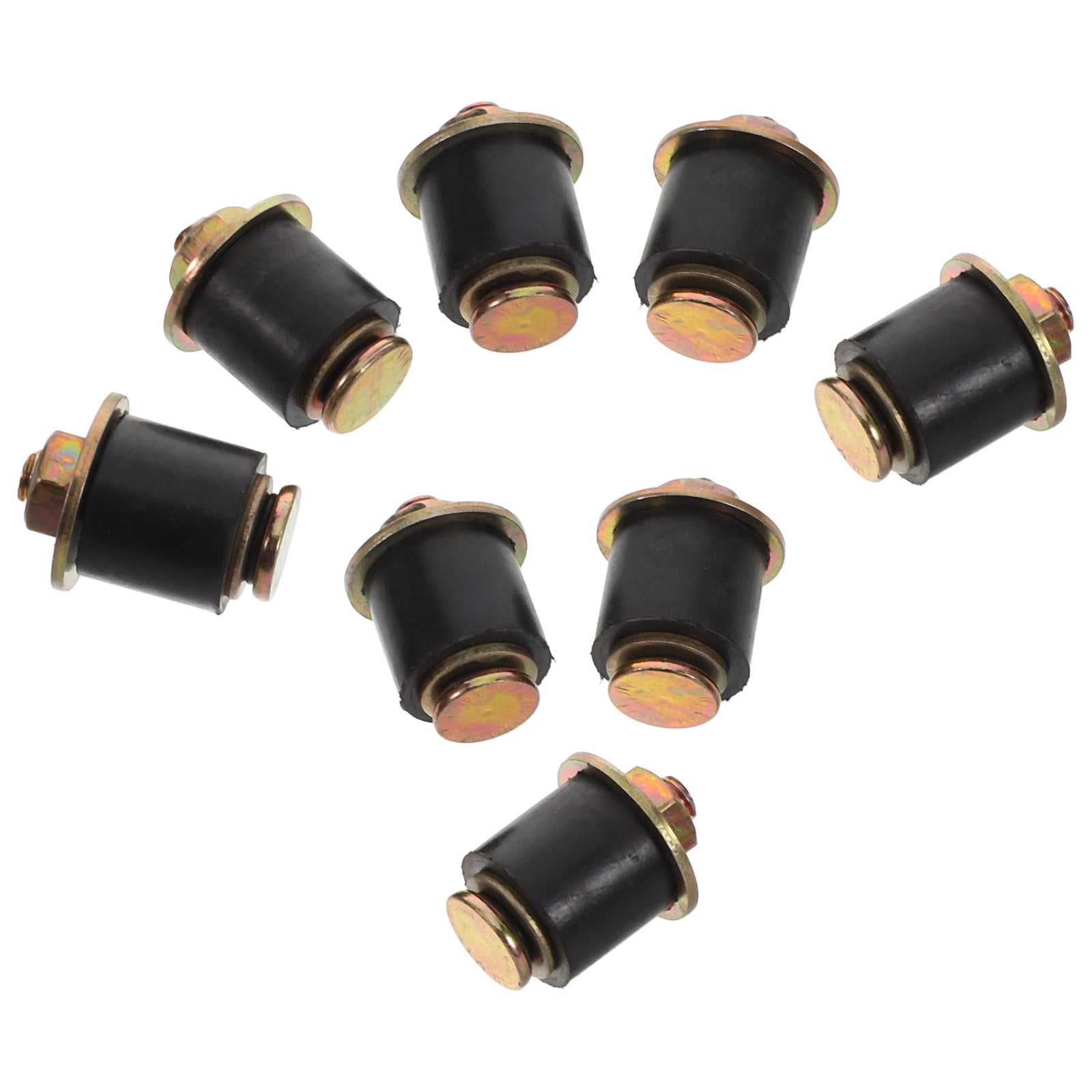 LULULION Car Rubber Freeze Plugs 8Pcs Multi Colored Cylindrical Engine ...