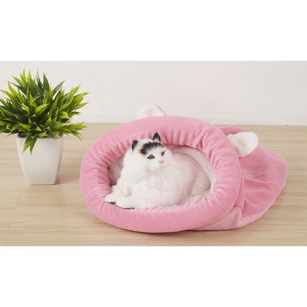 LULULION Comfortable Cat Snuggle Sack in Pink for Indoor Use 1Pcs ...