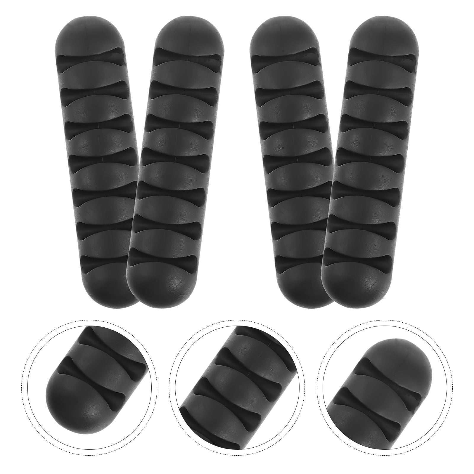 LULULION Compact Soft USB Cord Organizer 4pcs Wire Management Cable ...