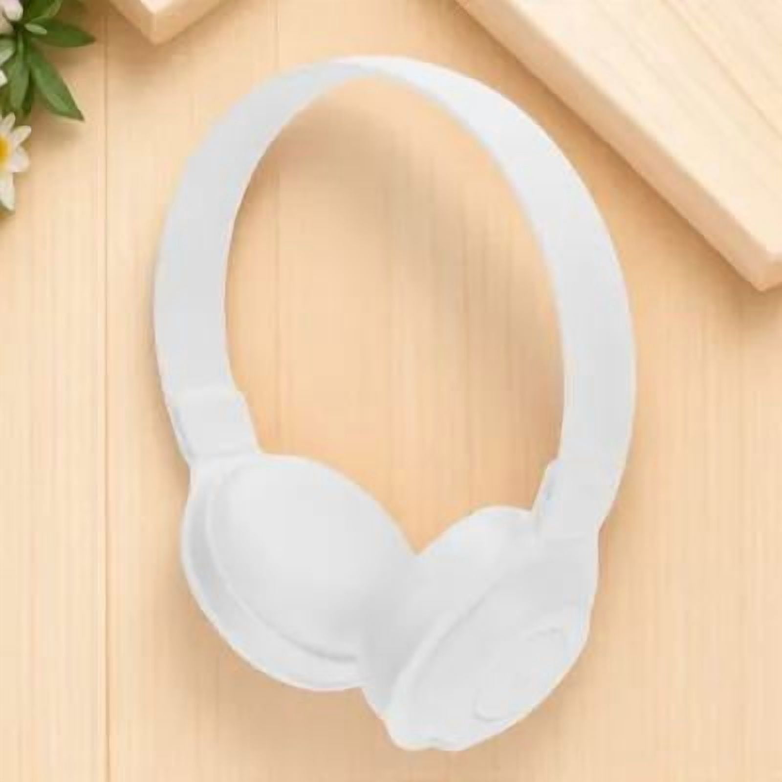 LULULION Cosplay Headphones Prop Fake Headset White PP 1Set Back to ...