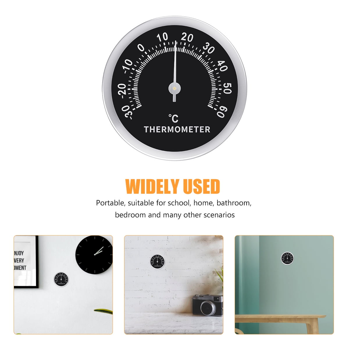 LULULION Digital Temp Meter Temperature Gauge for Home Wall Mounted ...