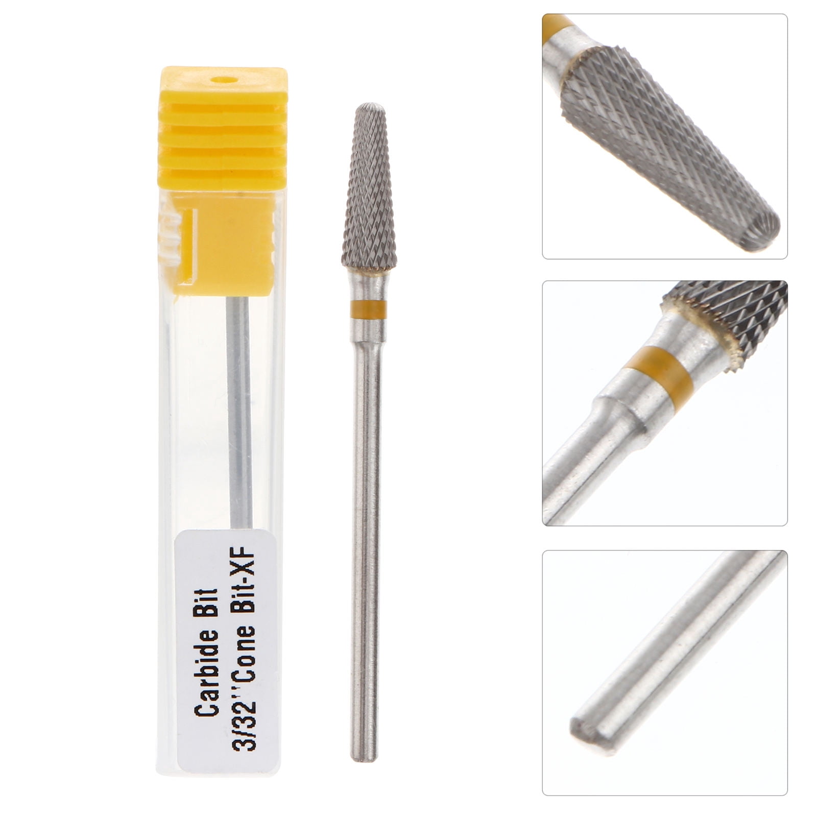 LULULION Manicure Drill Bits Nail Grinding Head Tungsten Steel Acrylic ...