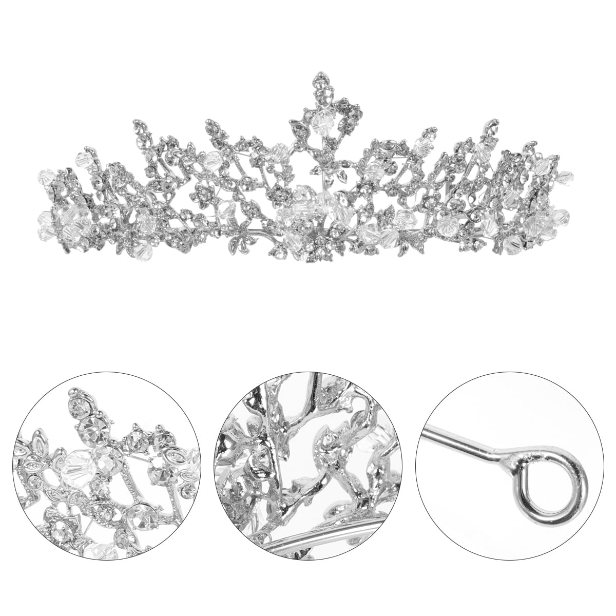 LULULION Forehead Crown Headpiece Handmade Bridal Tiara Wedding ...