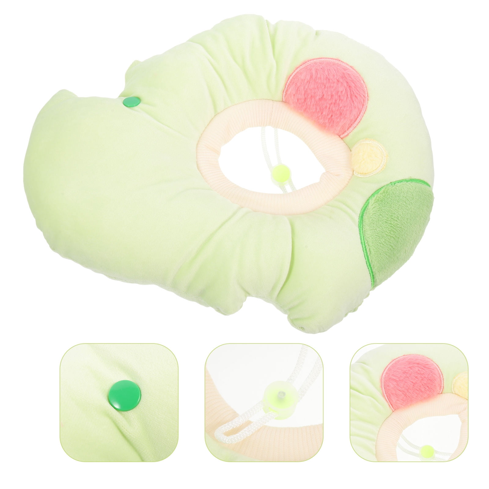 LULULION Green Fruit Design Cat Recovery Collar Comfortable Breathable ...