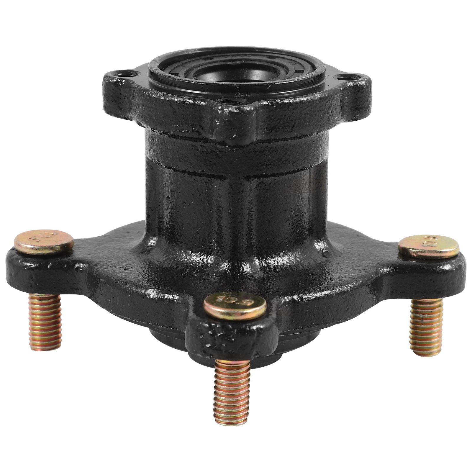 LULULION Black Metal Front Wheel Hub Assembly Compatible with Go Kart ...