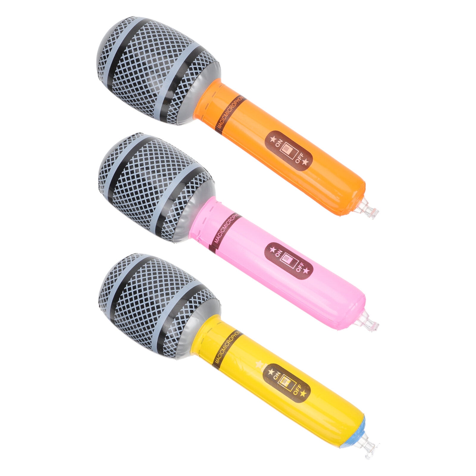 LULULION Inflatable Microphones for Children Musical Party Prop ...