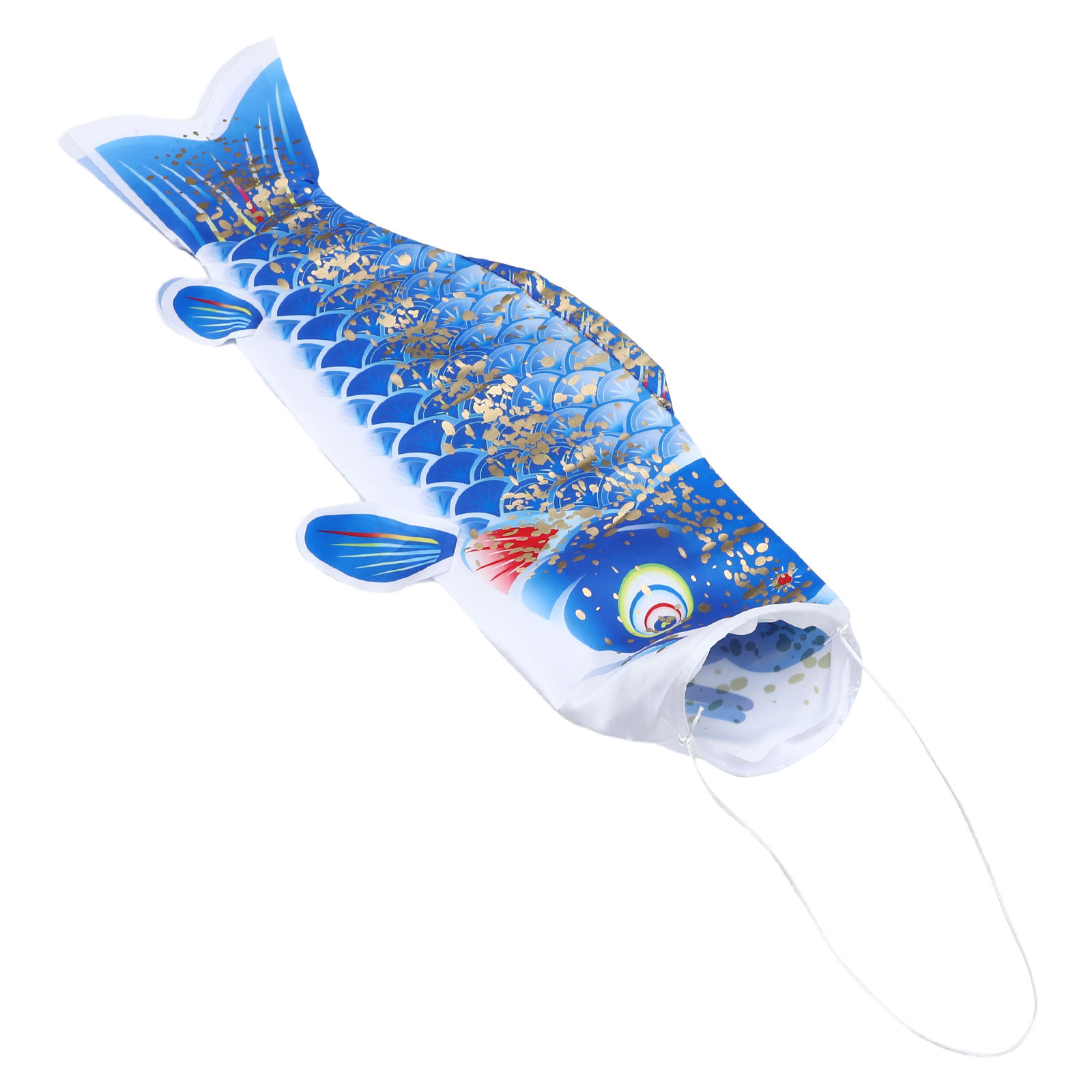 LULULION Carp Banner Japanese Fish Flag Blue Satin Chic Novel 1Pack ...