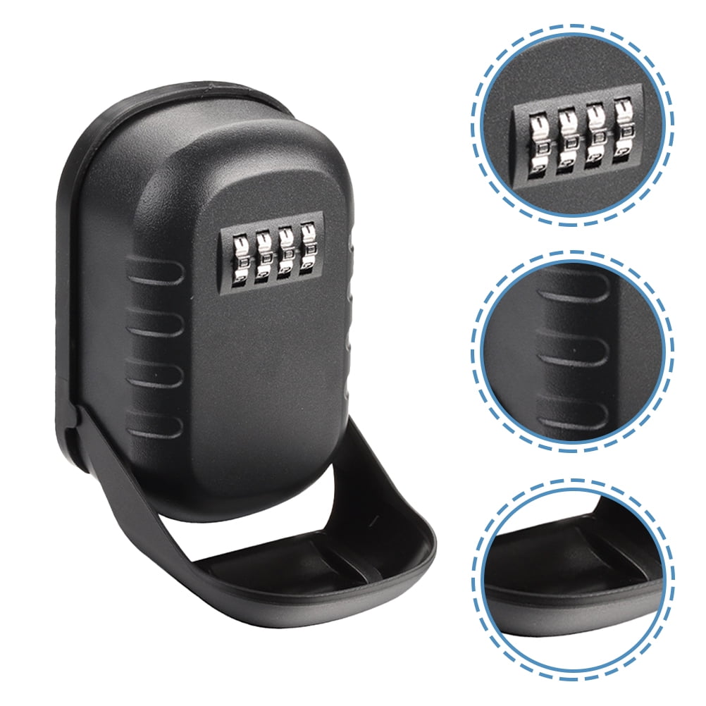LULULION Lock Box Wall Mount Security Lock Box With Key Storage ...