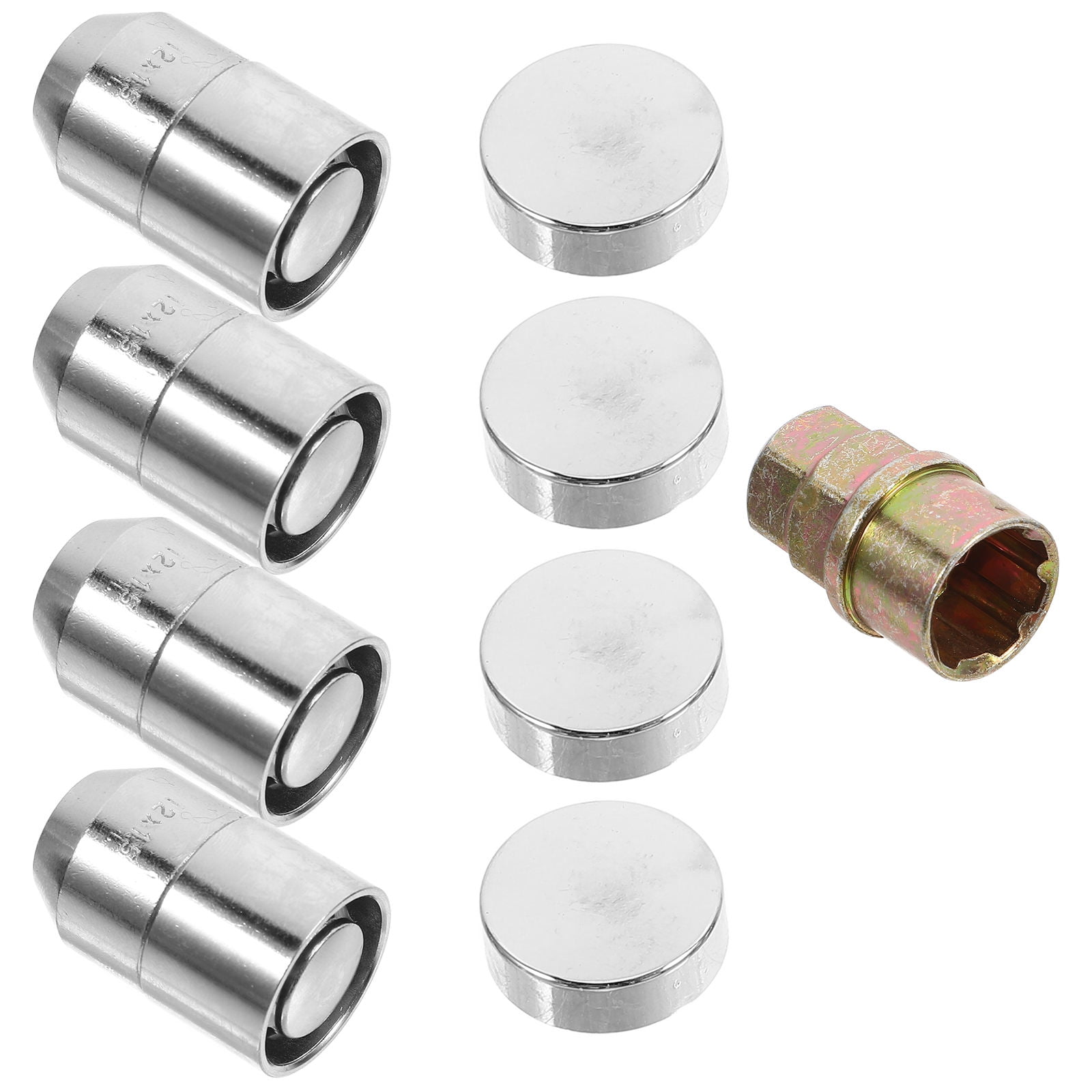 LULULION 1Set Wheel Lock Nut Silver Hardened Steel Security Bolt for ...