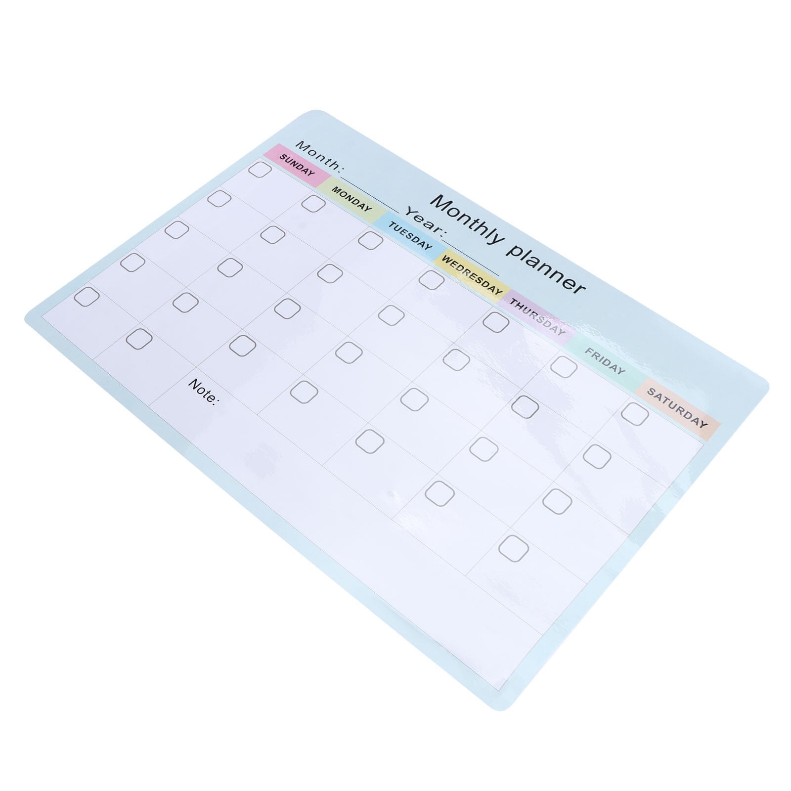 LULULION Magnetic Monthly Plan Board,1Pc Erasable Memo Board Useful ...