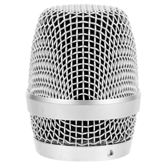 LULULION Durable Metal Mic Grille Ball Head Easy to Install Silver ...