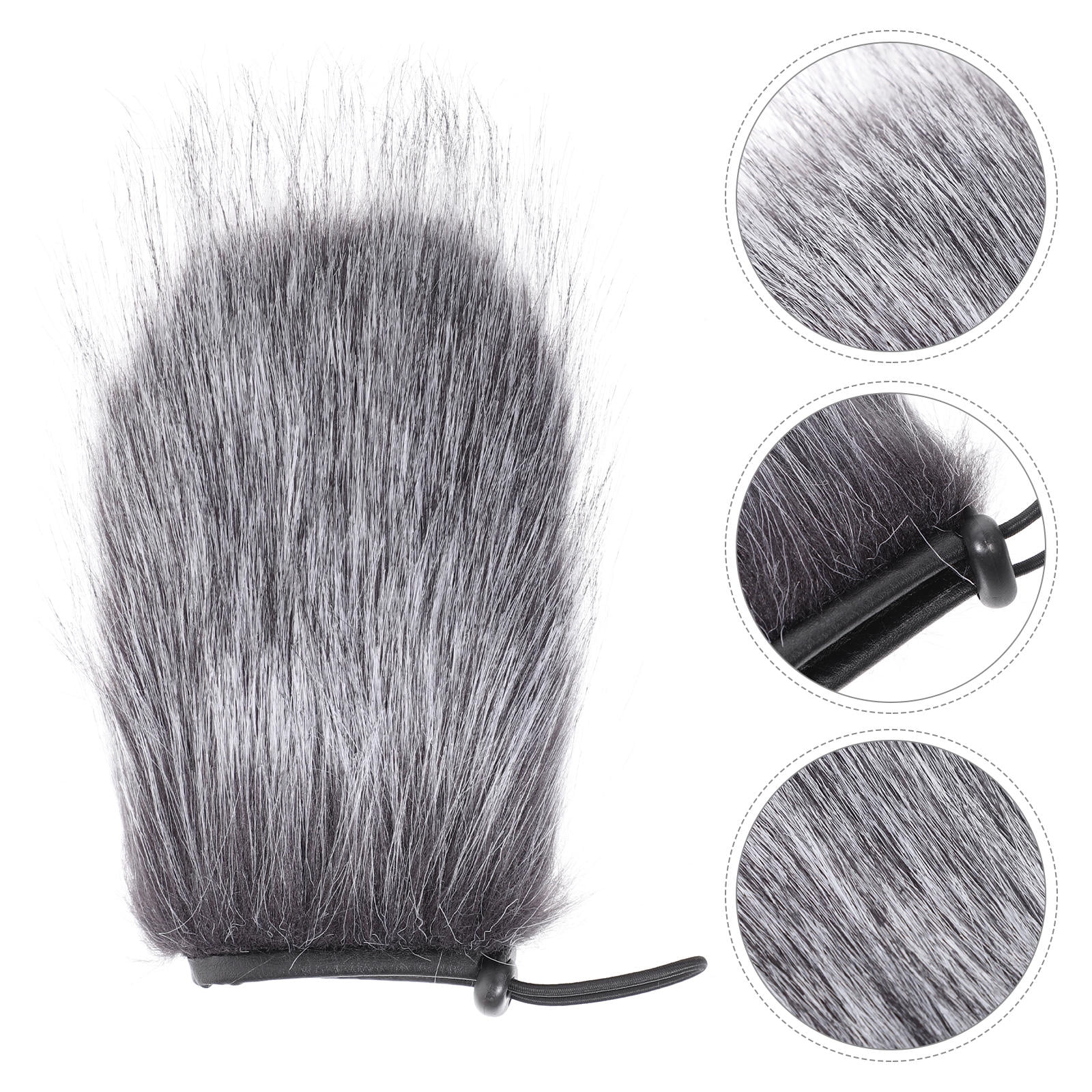 LULULION microphone furry cover Microphone Cover Artificial Fur 1Pcs ...