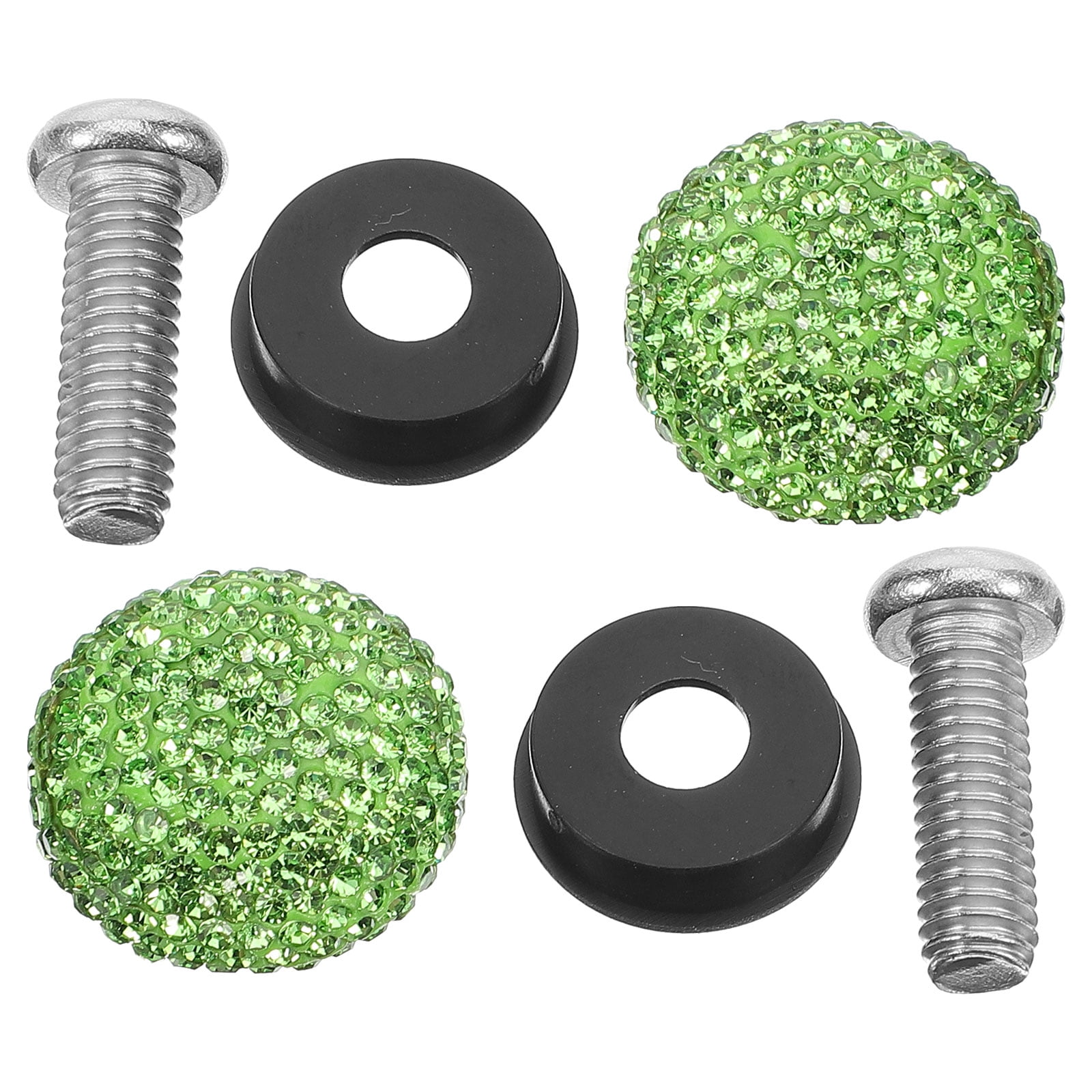LULULION Motorcycle Plate Screws License Plate Screw Light Set ...