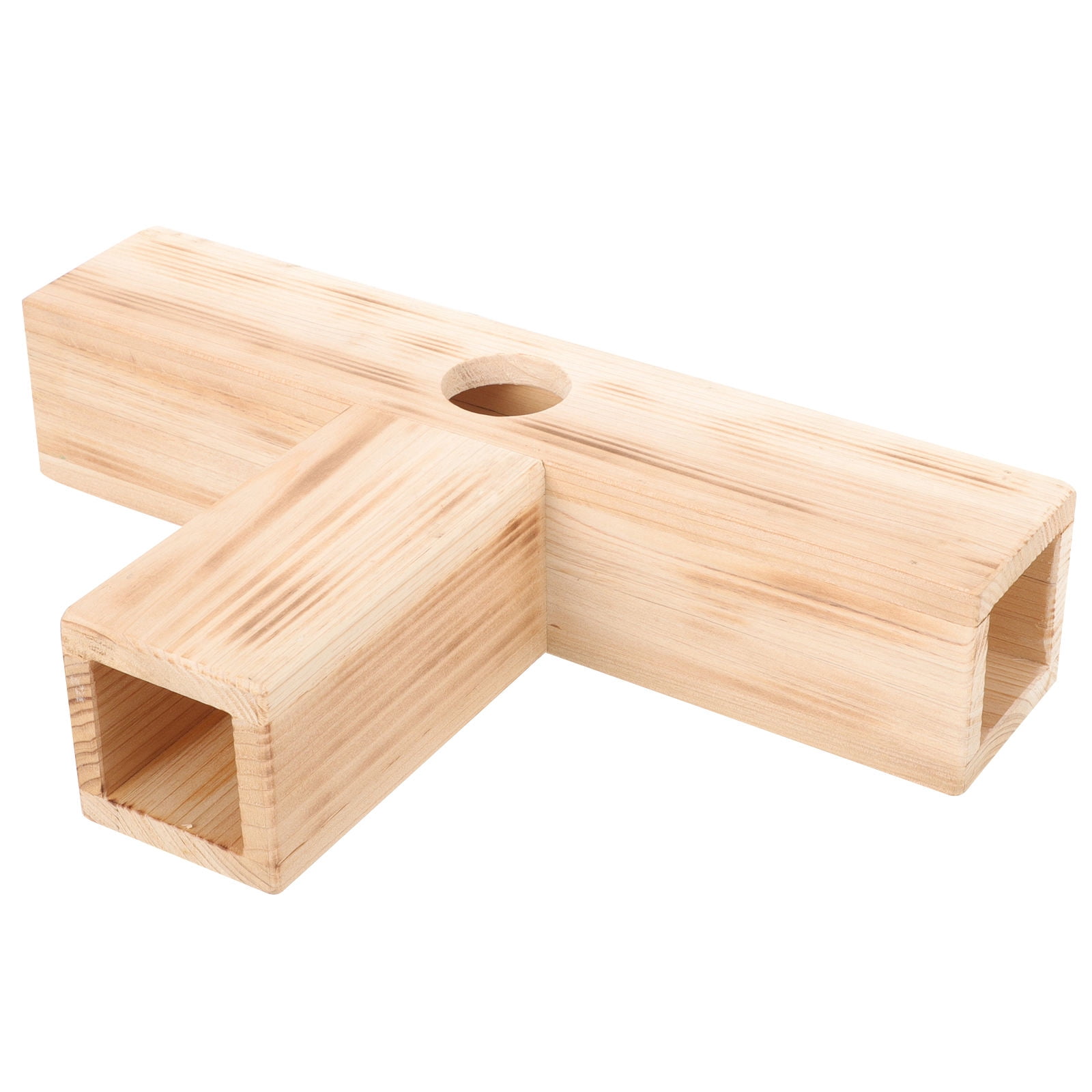 LULULION Safe and Durable Wooden Hideout Tunnel for Guinea Pigs ...