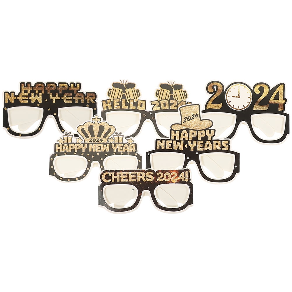 LULULION New Year Glasses for 2024,6Pcs New Year'S Eve Party Eyeglasses ... LULULION New Year Glasses for 2024,6Pcs New Year'S Eve Party Eyeglasses ...
