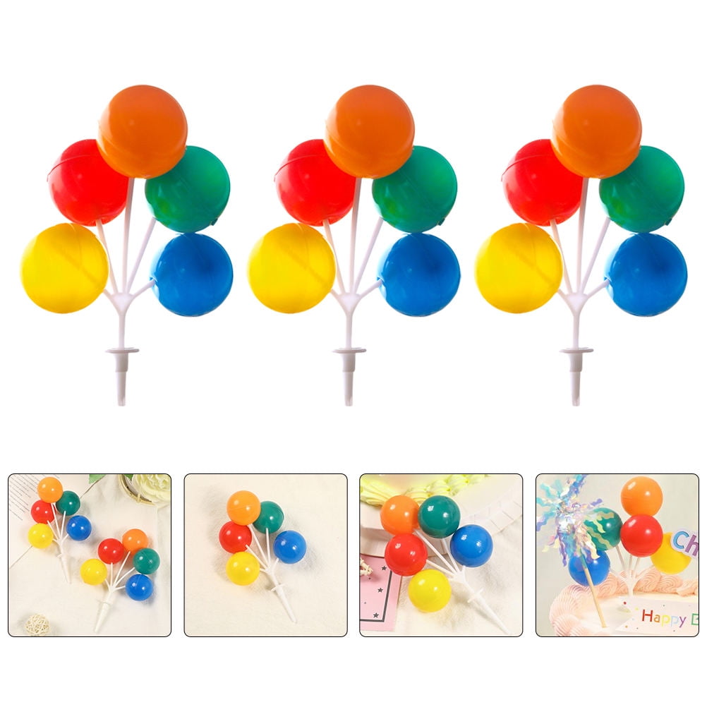 LULULION PVC Cake Decoration with Lovely Balloon Design for Parties and ...