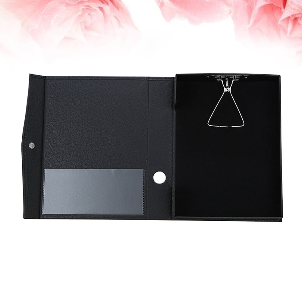 LULULION Practical Document Organiser PU Black 1Set for Office Workers ...