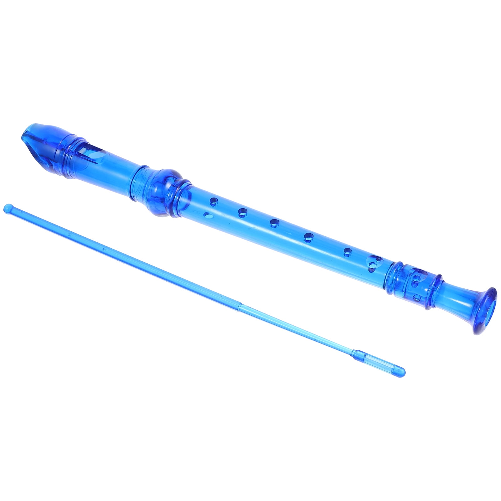 LULULION Soprano Recorder Music Instrument Blue 8 Holes Easy to Carry ...