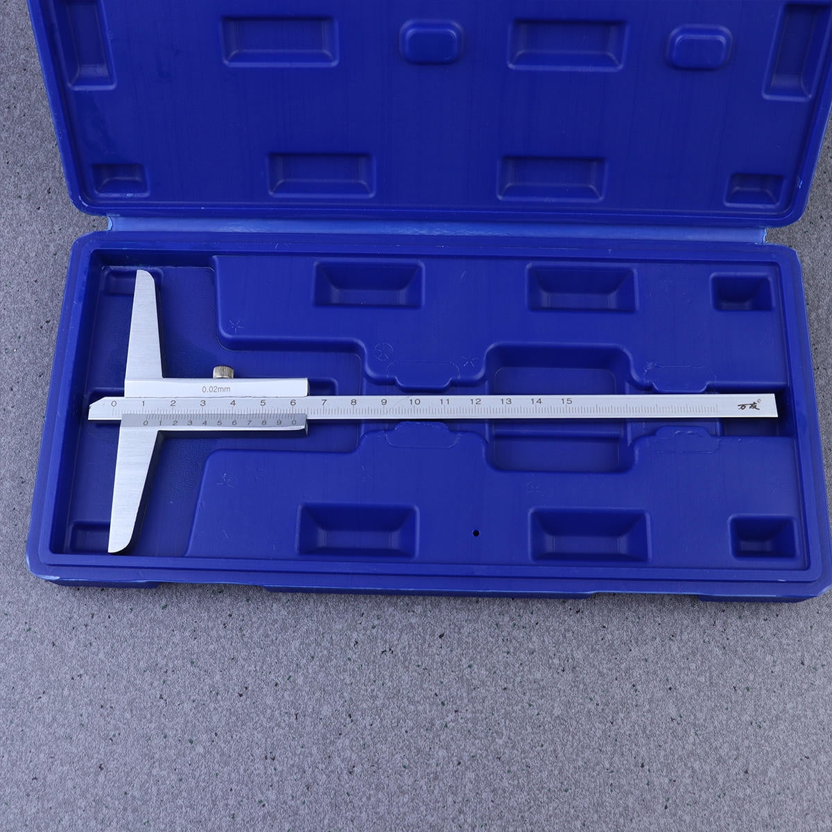 LULULION Plated Silver Depth Vernier Caliper Depth Measuring Tool with ...