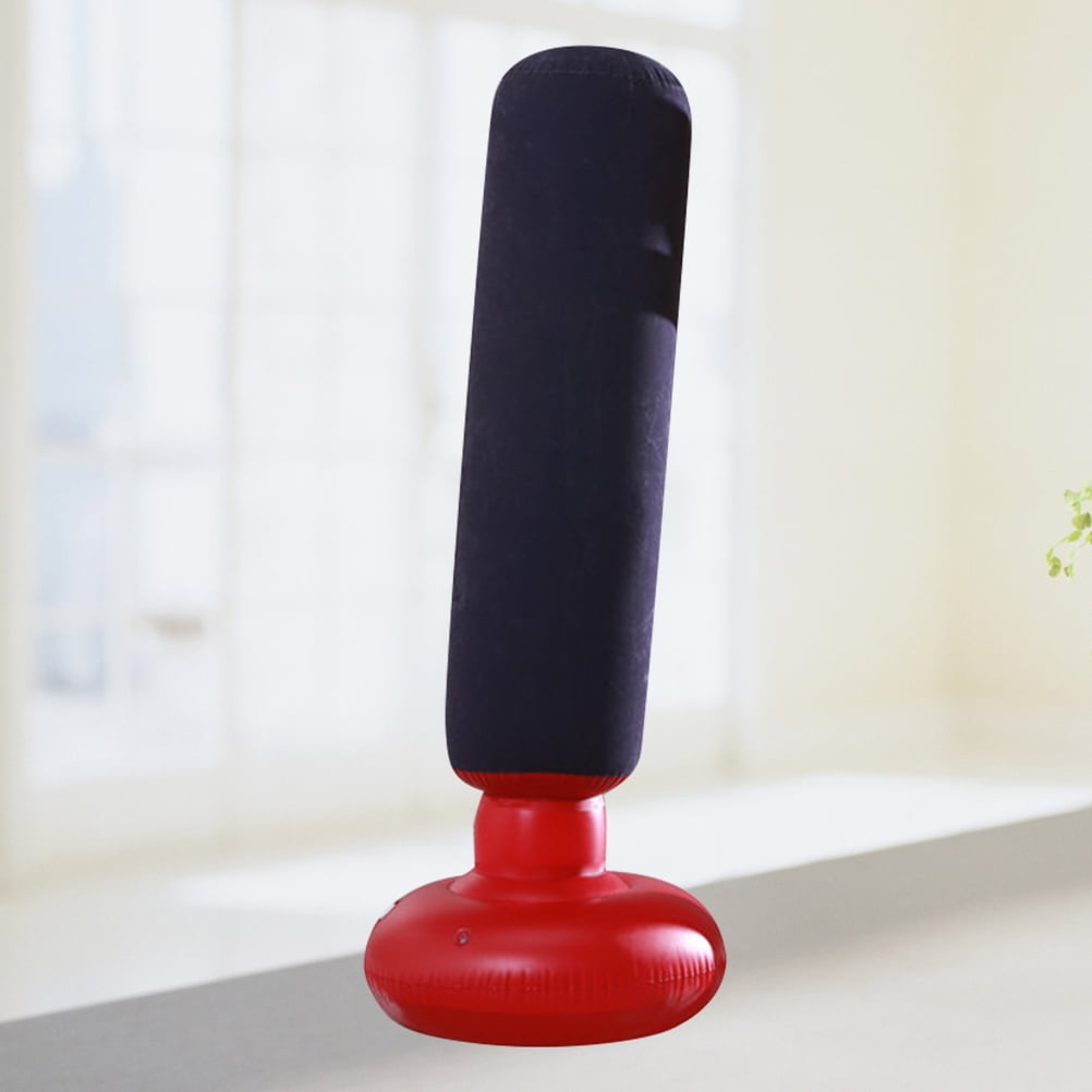 LULULION PVC Punching Bag Inflatable Boxing Post Dark Blue 1Pcs ...