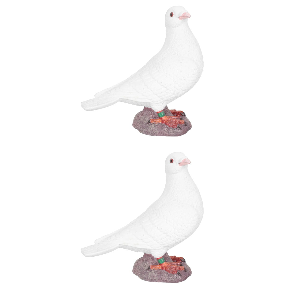LULULION Simulation Dove Decor,2Pcs Simulation Dove Decor Lifelike ...
