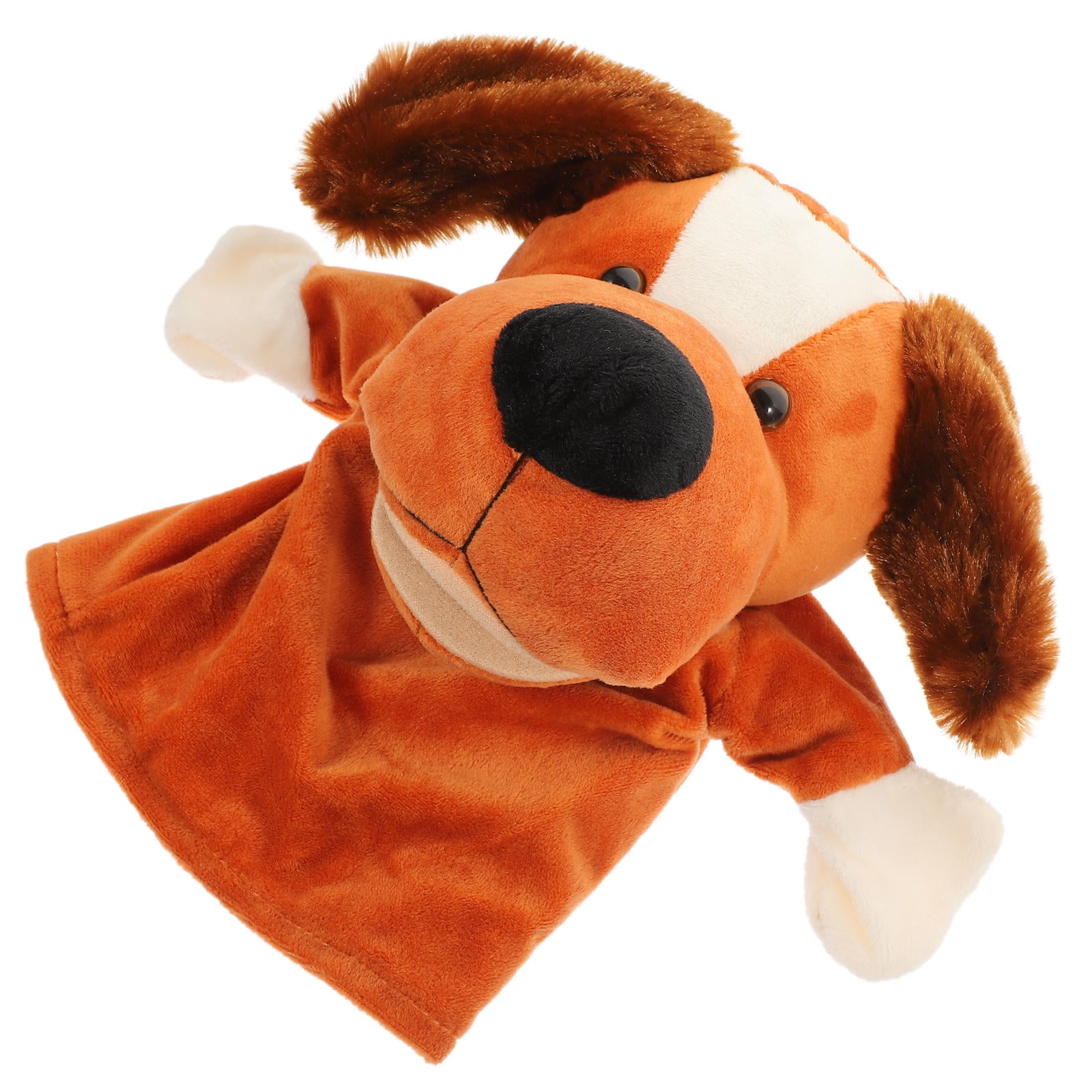 LULULION Stuffed Animal Hand Puppets Cartoon Dog Shape Plush 1Pack ...