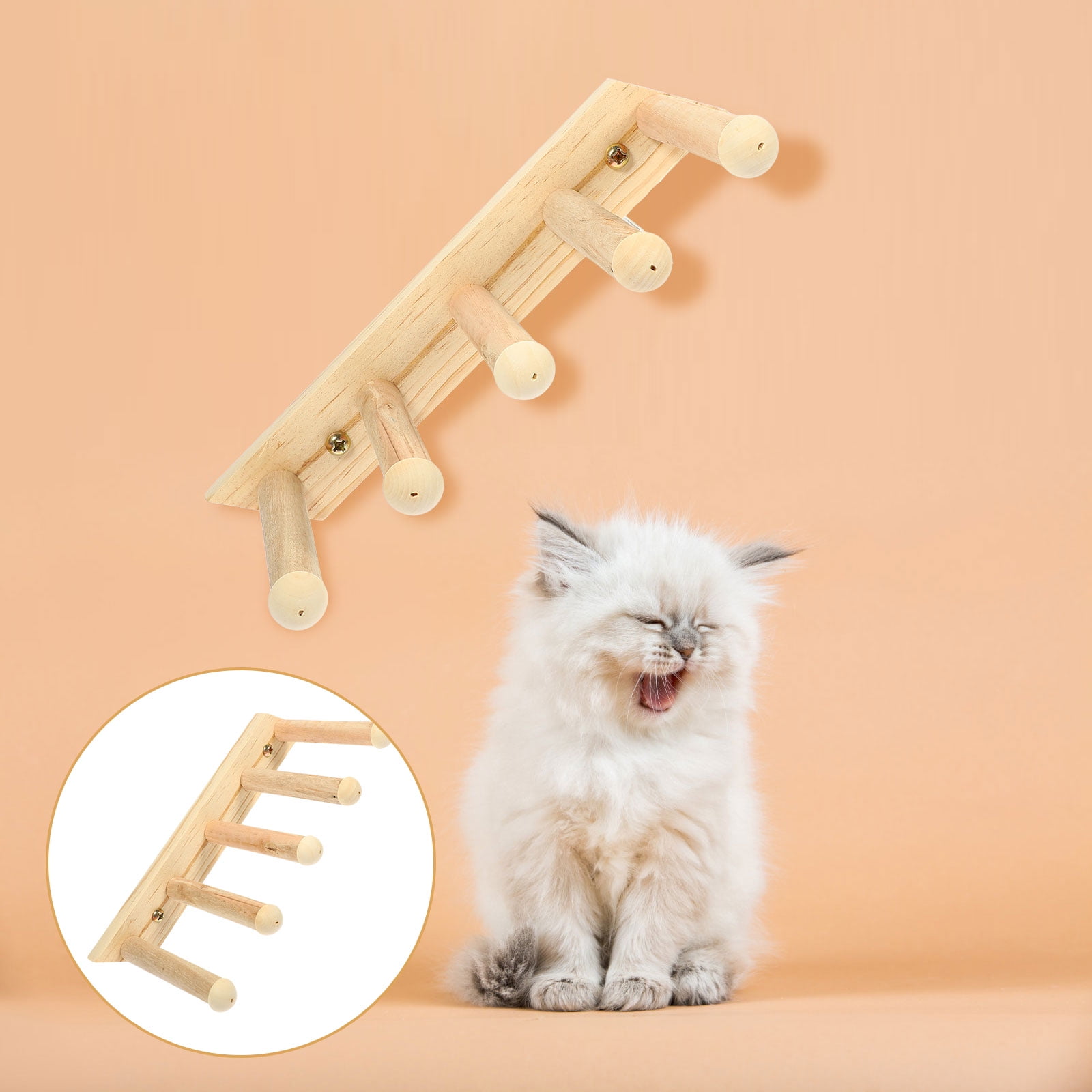 LULULION Cat Climb Wall Cat Platform Yellow 1Pack - Walmart.com