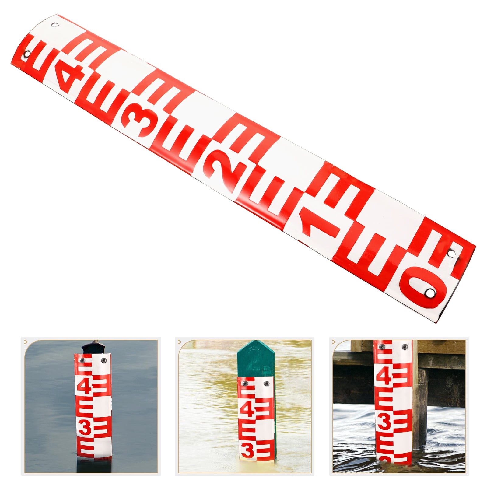 LULULION Pool Water Level Indicator Water Gauge Measurement Tool Red ...