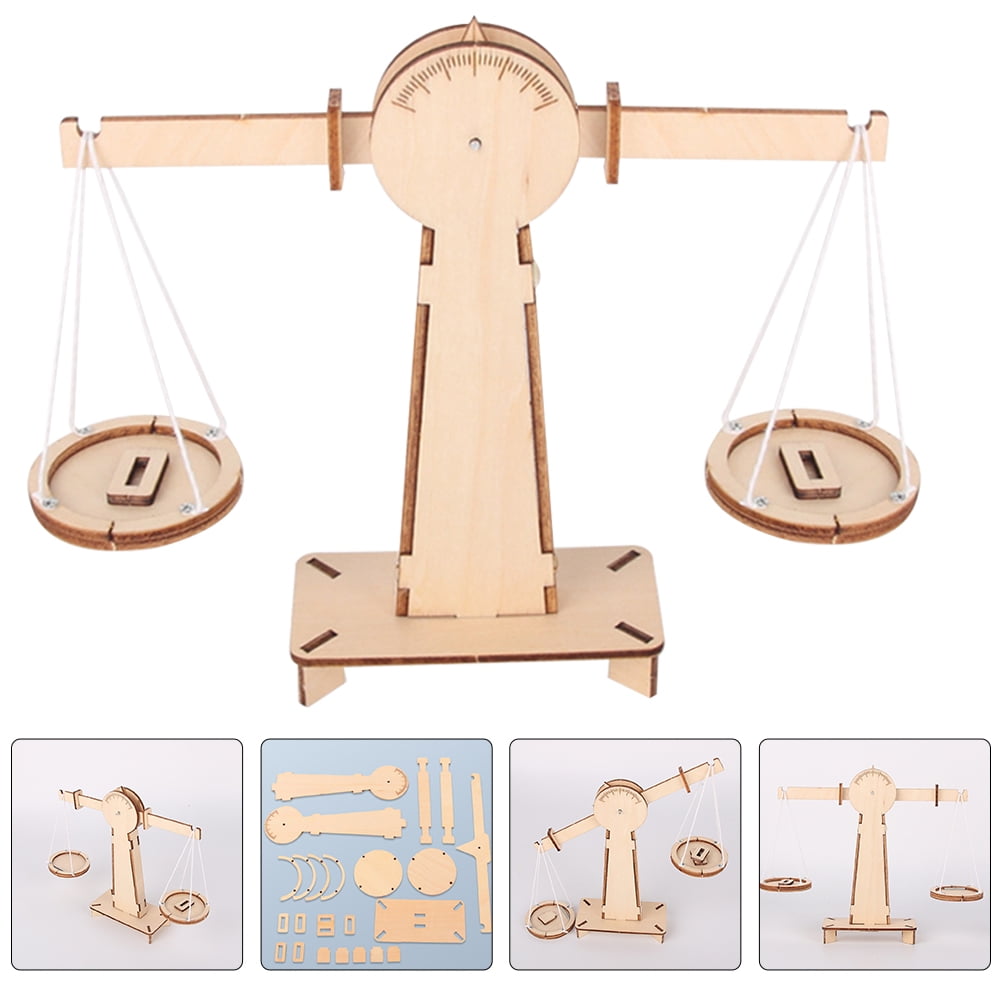 LULULION balance scale model Wood Balance Scale for children Creativity ...
