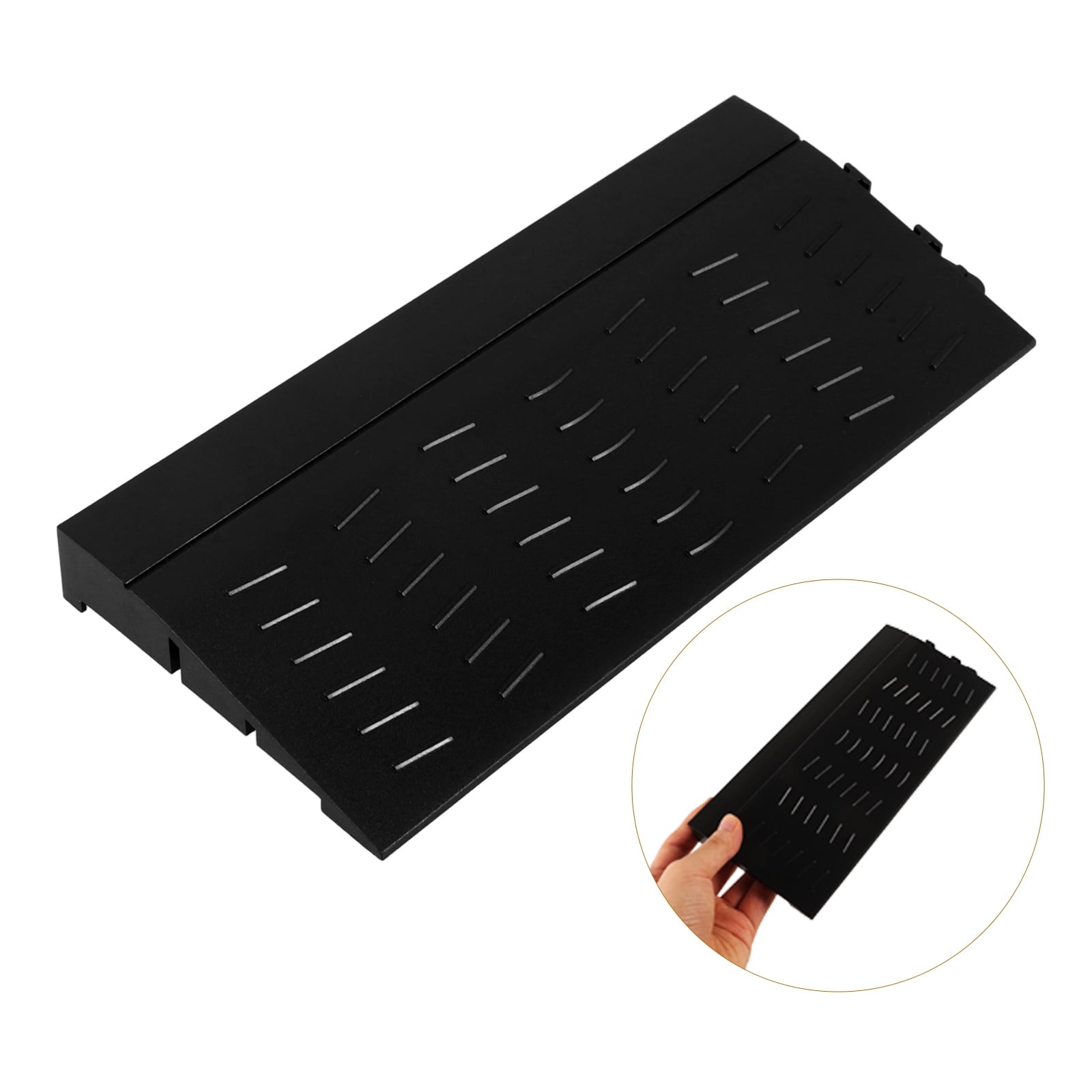 LULULION door- -ramp Wheelchair Ramp Black Plastic 1Set Robot Vacuum ...