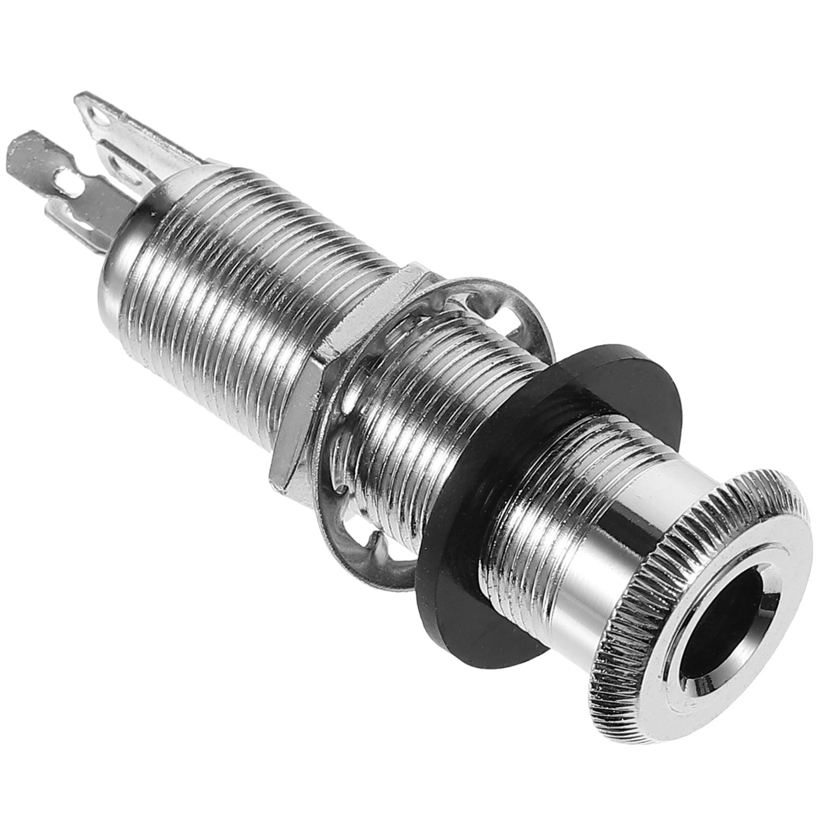 LULULION Guitar End Pin Socket Barrel Jack Cylinder Silver Copper 1Set ...