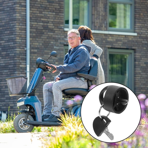 LULULION Powered Mobility Scooter Ignition Key Replacement Durable ABS ...