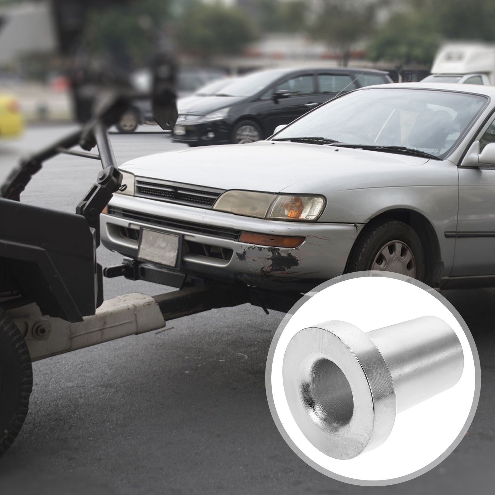 LULULION Tandem Slider Stopper Trailer Axle Stop Device Silver Iron ...