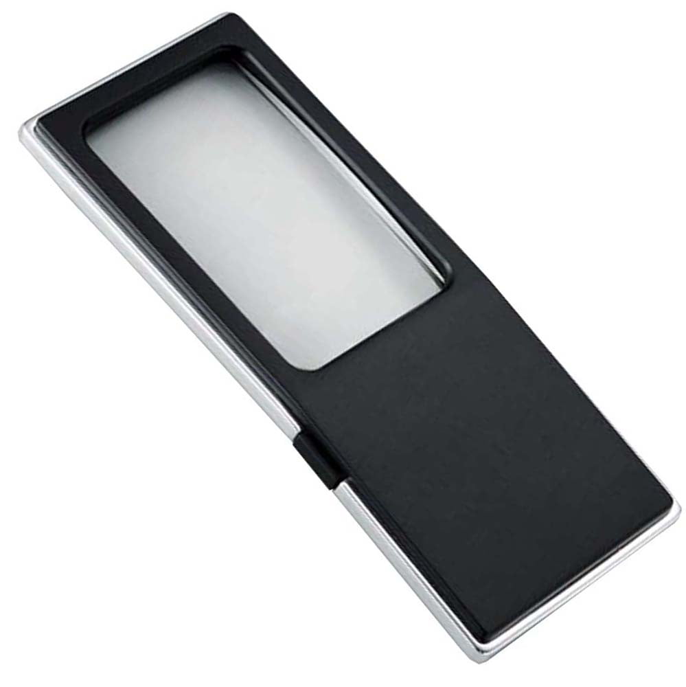 LUMAGNY Handheld Rectangular LED Magnifier | 2x Magnification with 4x ...