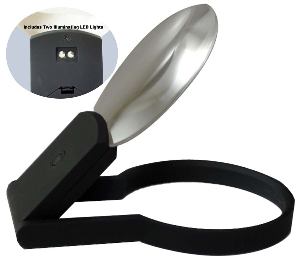 LUMAGNY Tilt-Up Table Top Magnifier | 3X Magnification Power | 2 Ultra ...