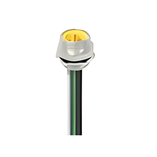 LUMBERG AUTOMATION RSFPA 3-1/2NPT-802/0.5M, Receptacle, Str 7/8" Male ...