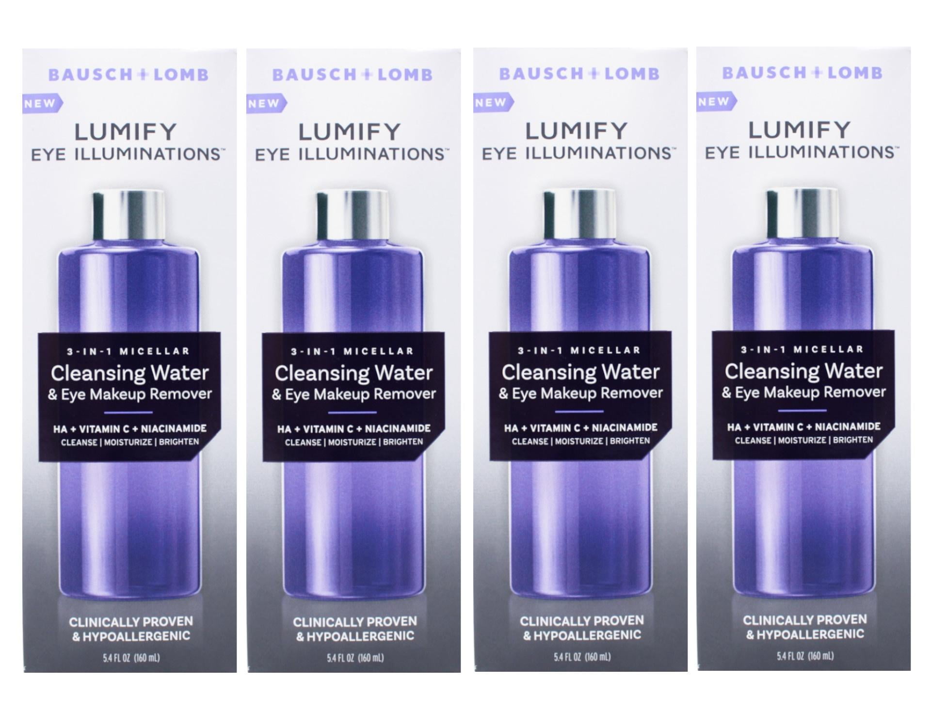 LUMIFY Eye Illuminations 3-in-1 Cleansing Water & Eye Makeup Remover ...