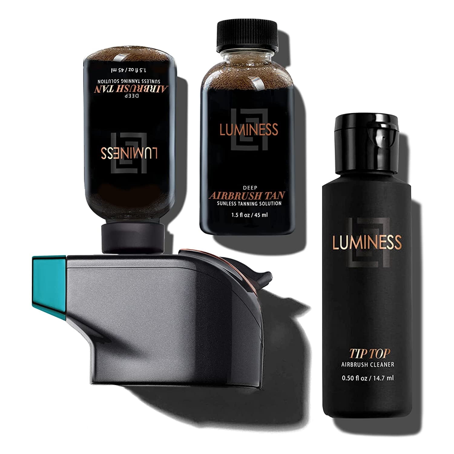 LUMINESS BREEZE AIRBRUSH TANNING SOLUTION UPGRADE KIT, Deep Tan – Self ...
