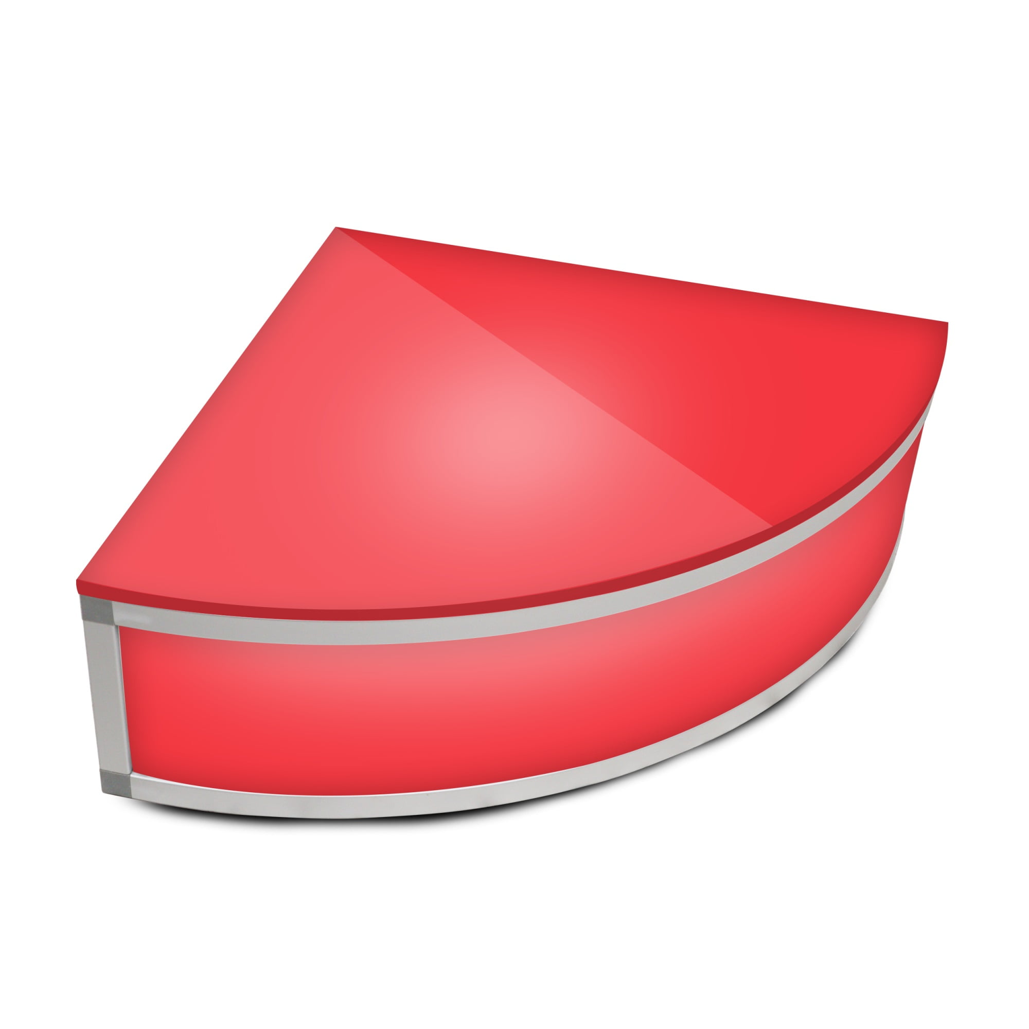 LUMOSTAGE 8-inch 2x2 ft Quarter Round Acrylic Stage Platform - Walmart.com