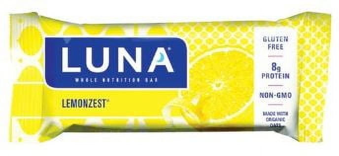 LUNA Bar - Lemon Zest 1.69oz Bar (Pack of 15) - Walmart.com